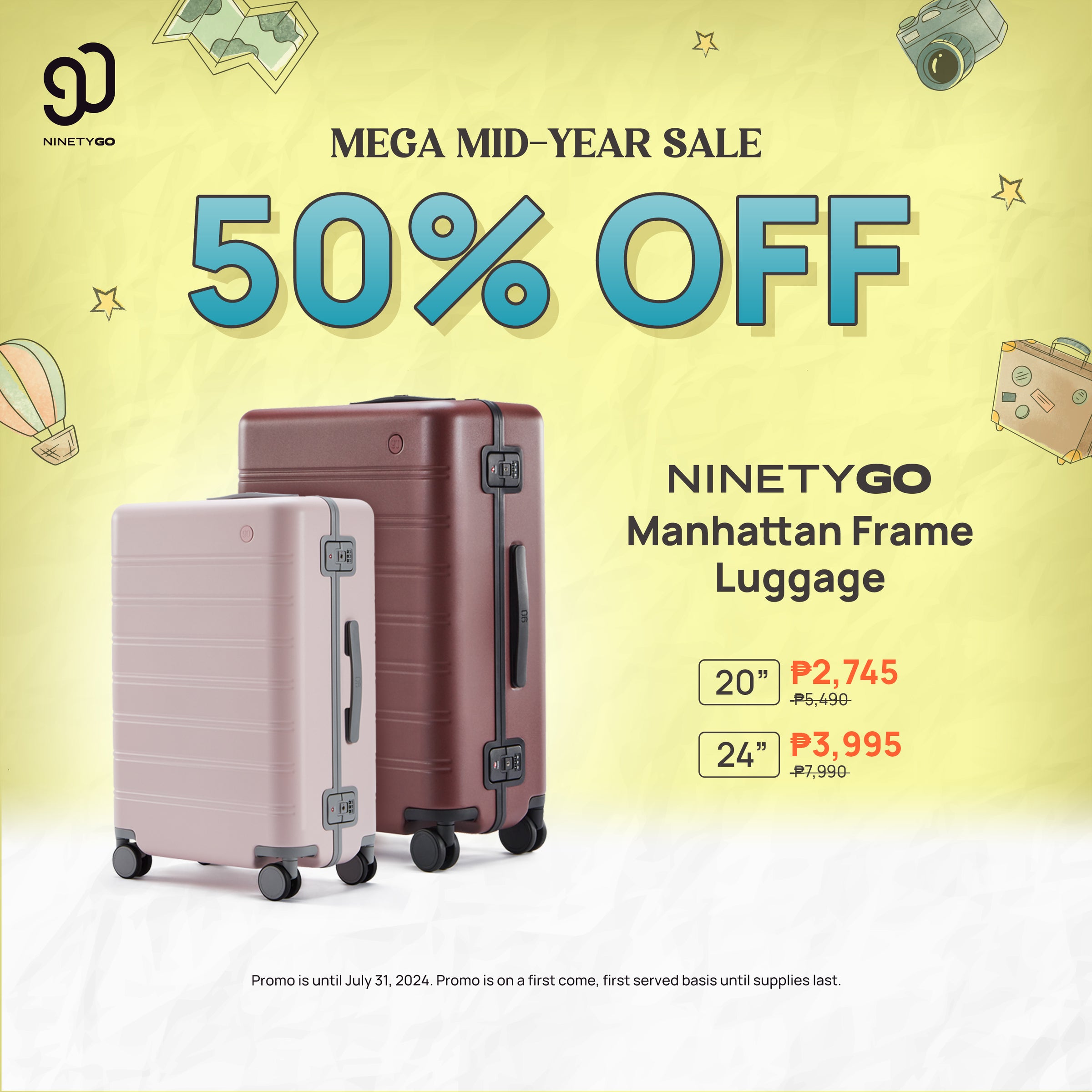 NINETYGO Luggages | NINETYGO Philippines